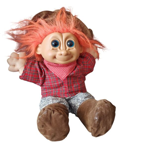 Russ | Toys | Vintage Russ Troll Kidz 2 Plush Cowboy Doll Buckaroo 9s ...
